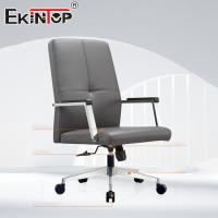 China Mid Back Leather Meeting Manager Executive Ergonomic Office Chair Quality Office Chairs for sale