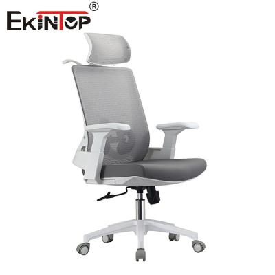 China Commercial Furniture 3D Armrest Swivel Mesh Executive Chair Customizable for sale