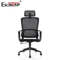 China Ergonomic Furniture Modern Front Desk Revolving Fabric Office Chair  With Tilt Lock Control for sale