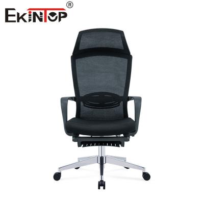 China Adjustable Chair Mesh Back Aluminium Base Manufacturer Sturdy Office Chair for sale
