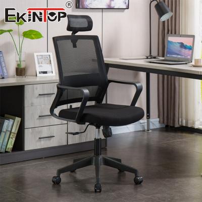 China Ergonomic Office Work Adjustable Headrest Sturdy Office Chair for sale
