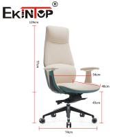 China Factory Computer Chair Office Furniture High Back PU Leather Manager Sturdy Office Chair for sale