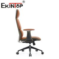 China Office Furniture Leader PU Manager Chair Swivel Ergonomic Office Chair Leather Club Chairs for sale