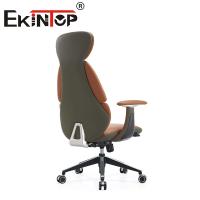 China Office Furniture Leader PU Manager Chair Swivel Ergonomic Office Chair Leather Club Chairs for sale