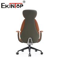 China Office Furniture Leader PU Manager Chair Swivel Ergonomic Office Chair Leather Club Chairs for sale
