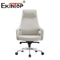 China Manager Swivel Leather PU Office Chair Leather Club Chairs for sale