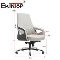 China Executive Ergonomic Swivel Modern Manager Office Chair Leather Club Chairs for sale