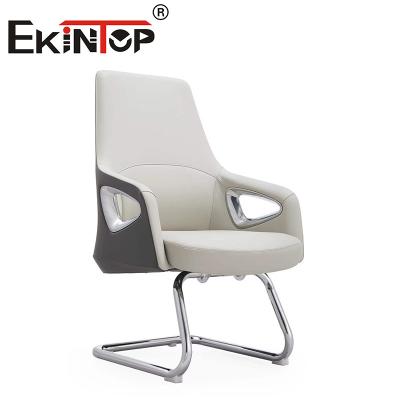 China Modern Mid Back Pu Ergonomic Office Chairs Oem Produce Executive Leather Club Chairs for sale
