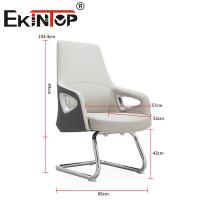 China Modern Design Pu Leather White Office Executive Chair Leather Club Chairs for sale