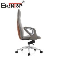 China Factory Wholesale Manager Swivel Leather PU Executive Chair Leather Club Chairs for sale