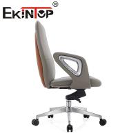 China Comfortable Office Furniture Ergonomic Office Chair Leather Club Chairs for sale