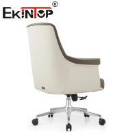 China Ergonomic Mid Back Computer PU Leather Executive Chair Vegan Leather Chair for sale