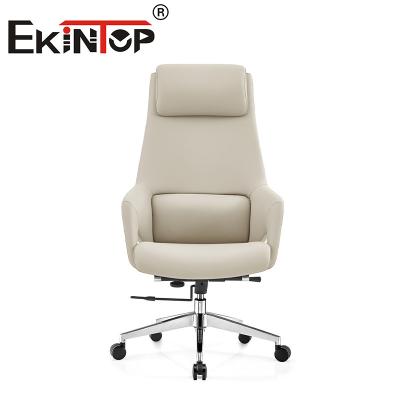 China High Back Ergonomic Executive Boss Chair Multi-Functional Modern Vegan Leather Chair for sale