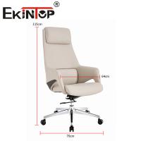 China High Back Ergonomic Executive Boss Chair Multi-Functional Modern Vegan Leather Chair for sale