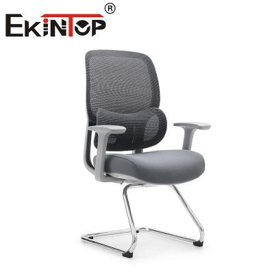 China Modern Style Reception Ergonomic Computer Mid Back Office Chair Mesh Task Chair for sale