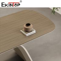 China Ekintop Modern L-shape Executive Office CEO Wooden Office Desks for sale