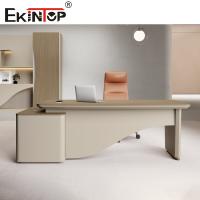 China Ekintop High Tech Executive Luxury Wood CEO Boss Room Office Desk for sale