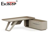 China Ekintop Executive Wooden Furniture Office Table Desks with Drawers for sale