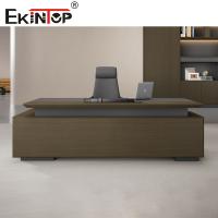 China Ekintop Office Desk Furniture Desktop Computer Table Executive CEO Office Desk for sale