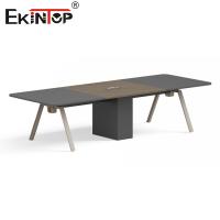 China Ekintop Wooden Conference Room Office Furniture Desk Meeting Conference Table and Chairs for sale