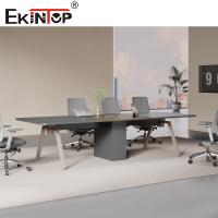 China Ekintop Wooden Conference Room Office Furniture Desk Meeting Conference Table and Chairs for sale
