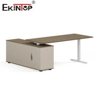 China Ekintop Office Furniture Electric Office Table Leg Sit Stand Height Adjustable Table for sale