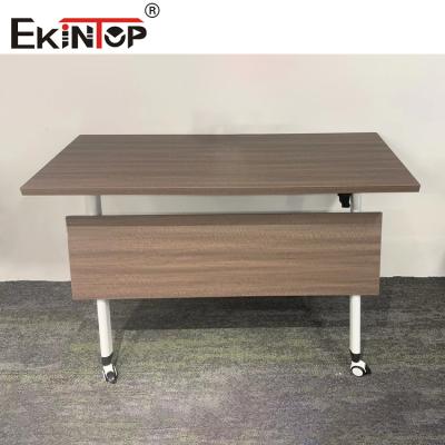 China Ekintop Factory Wholesale Modern School Student Folding Training Desks and Chairs for sale