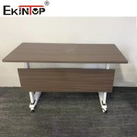 China Ekintop Folding Conference Desks Metal Folding Office School Training Desks Table for sale