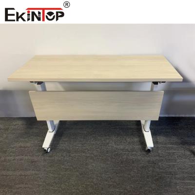 China Ekintop Office Furniture Stand up Laptop Table Top Sit-Stand Training Desk for sale
