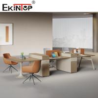 China Ekintop Manufacturer Modular Office Furniture Workstation Desk for Office 2 4 6 Seater for sale