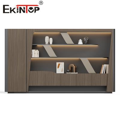 China Ekintop Wooden Office Furniture Filing Cabinet Bookcases for sale