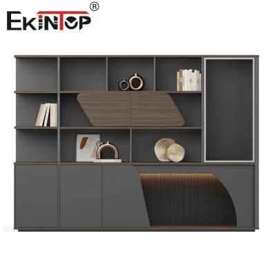China Ekintop Cabinet Office Large Storage Furniture Drawer Wood Filing Storage Cabinet for sale