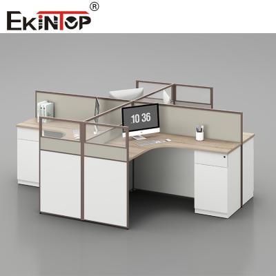 China Ekintop Durable Modern Modular Wooden Workstation Desk Executive Office Furniture for sale