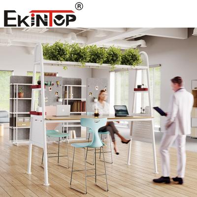 China Ekintop Modern Office Furniture Leisure Metal Negotiation Meeting Conference Table for sale