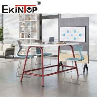 China EKintop Aluminum Extendable Rectangle Conference Table for Leisure Negotiation Meetings for sale