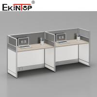 China Ekintop Modern Office Furniture Custom Modular Staff Cubicle Partition Workstations Desk for sale