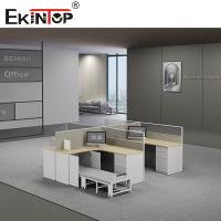 China Ekintop Workstation Desk Modular Staff Cubicle Partition Office Workstation Desk for sale