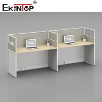 China Ekintop Workstation Desk Modular Staff Cubicle Partition Office Workstation Desk for sale