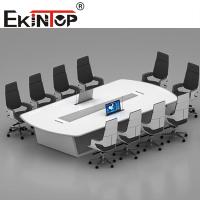 China Ekintop Laboratory Console Meeting Room Furniture Desk Work Computer Conference Table for sale