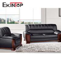 China Ekintop Luxury Executive Genuine Leather Low Price Living Room Furniture Designs Sofa Set for sale