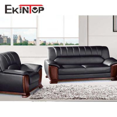 China Ekintop Luxury Executive Genuine Leather Low Price Living Room Furniture Designs Sofa Set for sale