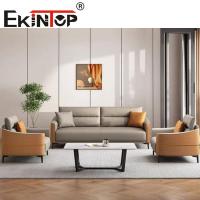 China Ekintop Office Living Room Sectional Comfortable Public Area Combination Leisure Area Office Sofa for sale
