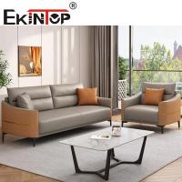 China Ekintop Office Living Room Sectional Comfortable Public Area Combination Leisure Area Office Sofa for sale
