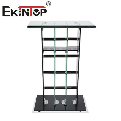 China Ekintop Podium Church Podiums Transparent Carton School Commercial Furniture Pulpit Lectern for sale