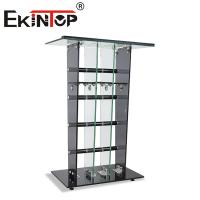 China Ekintop Podium Church Podiums Transparent Carton School Commercial Furniture Pulpit Lectern for sale