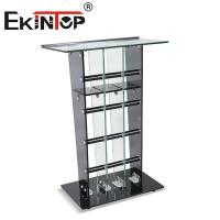 China Ekintop Podium Church Podiums Transparent Carton School Commercial Furniture Pulpit Lectern for sale