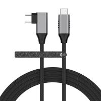 China Right Angle USB C Data Charging Cable PD240W USB Type C Bulk USB Cable Wholesale for sale