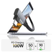 China Right Angle USB C Data Charging Cable PD240W USB Type C Bulk USB Cable Wholesale for sale