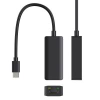 China USB C To Lan Gigabit Adapter For Phone Laptop Plastic ABS White Color for sale