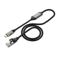 China USB 3.2 Network Adapter Splitter RJ45 Lan Cable At 1M 2M 3M 5M 30 Meters Max for sale